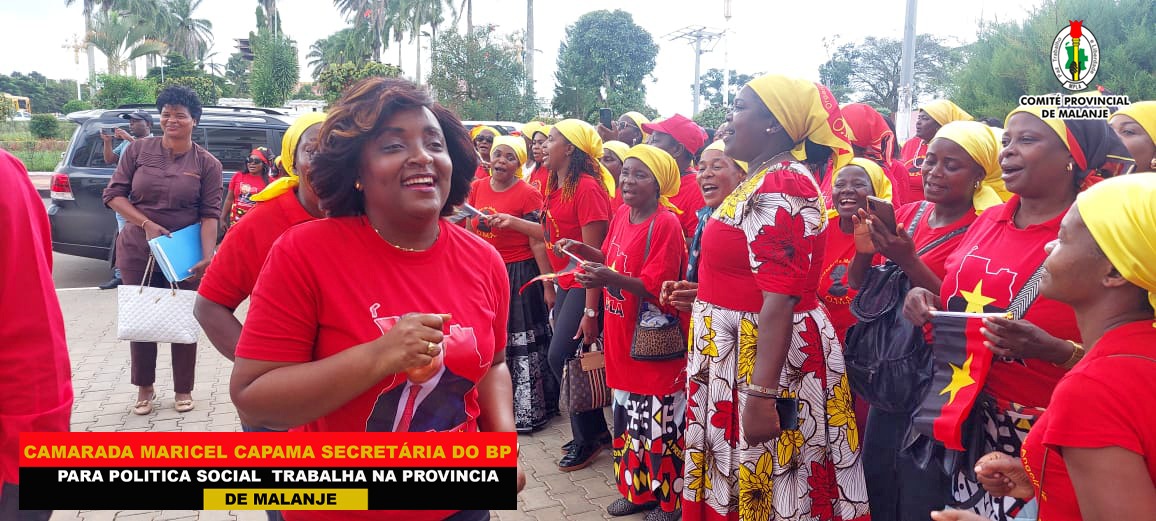 CAMARADA MARICEL CAPAMA SECRETÁRIA PARA ÁREA SOCIAL DO COMITÉ CENTRAL ...